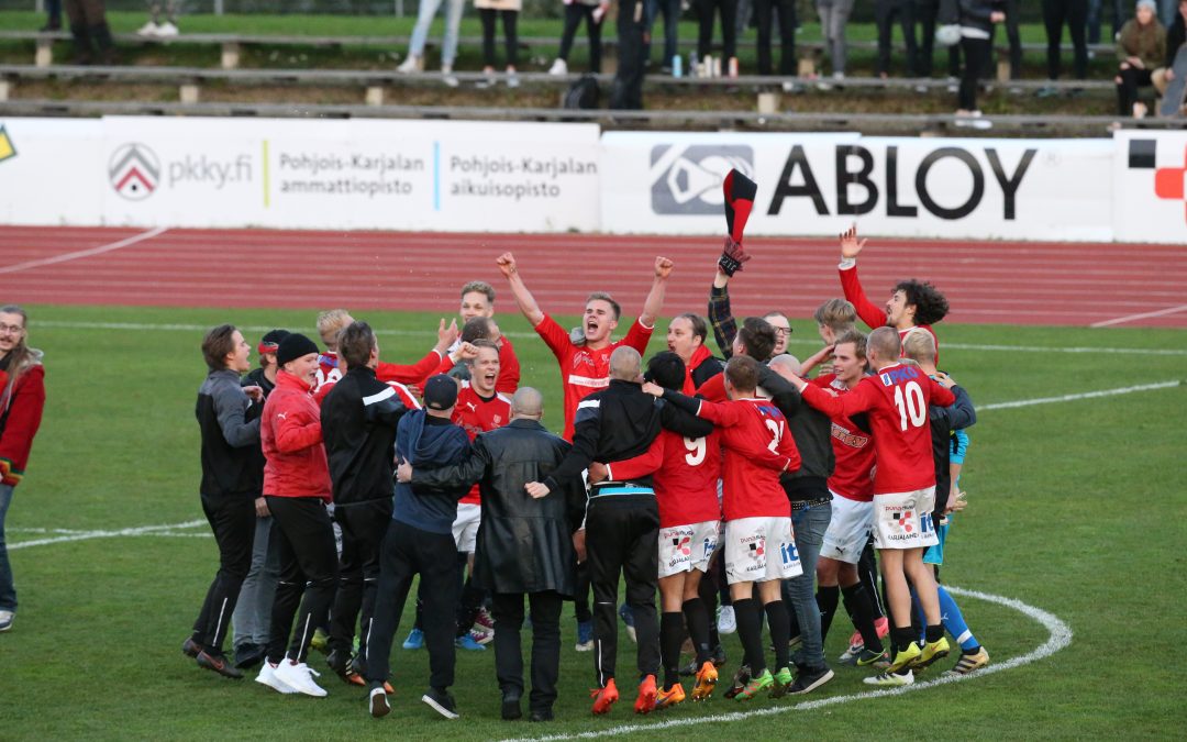 JIPPO voitti KuKin ja nousee ensi kaudeksi Kakkoseen